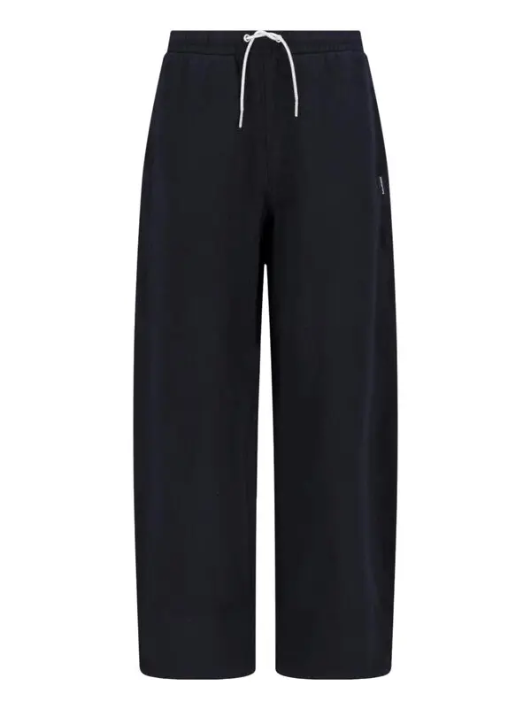 Alexander Wang Sweatpants With Crystal Details - Black