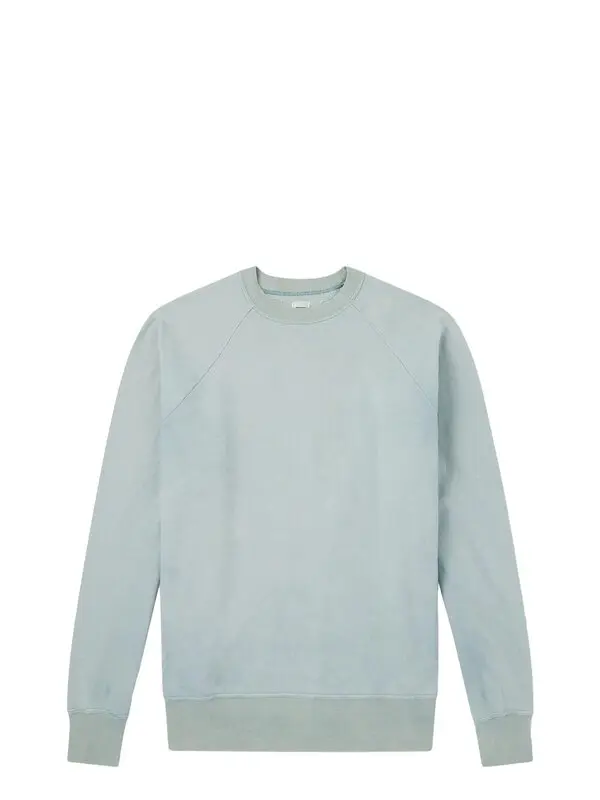 A.PRESSE Cotton-jersey Sweatshirt - Green