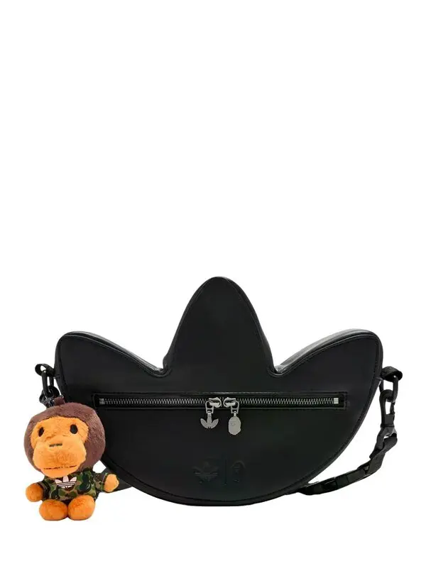 Adidas X Bape Trefoil Shoulder Bag - Black