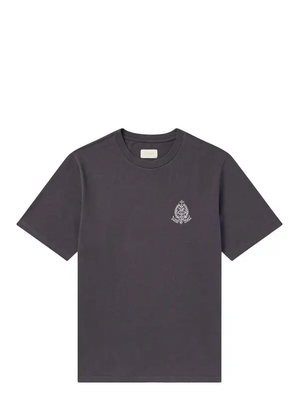 Aimé Leon Dore Logo-print Cotton-jersey T-shirt - Gray