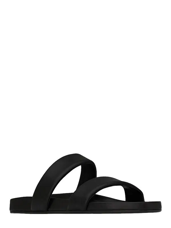 Saint Laurent Nichols Slides - Black