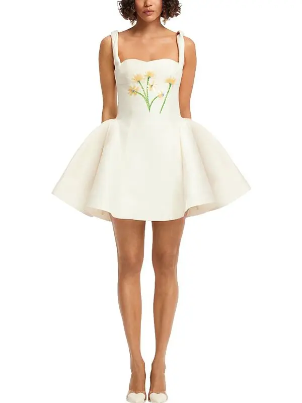 LEO LIN Ariel Embellished Mini Dress - Wildflower
