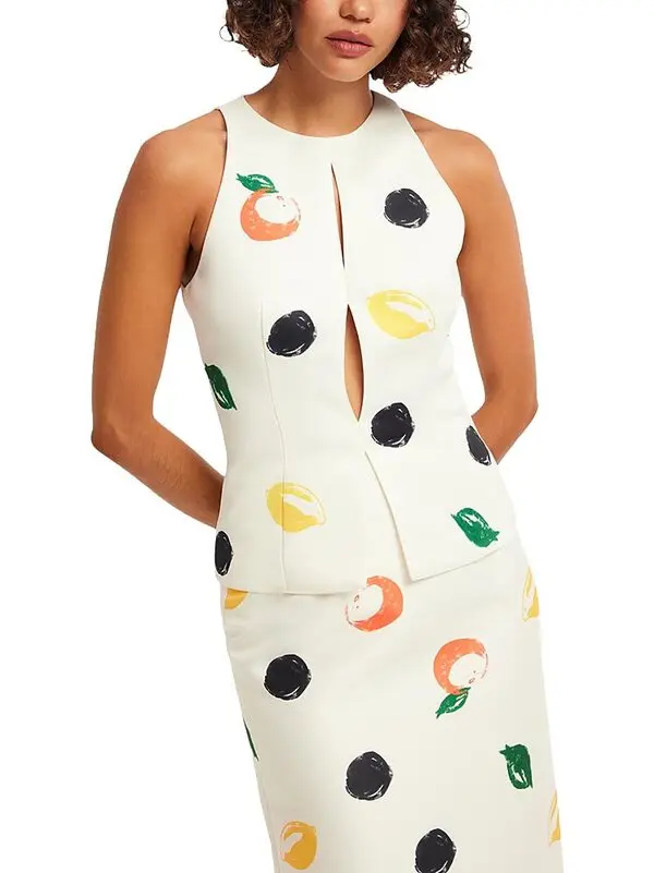 LEO LIN Amelia Top - Citrus Spots