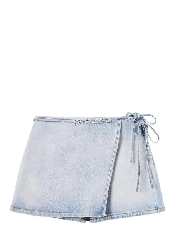 Loewe Paula's Ibiza Denim Shorts - Blue