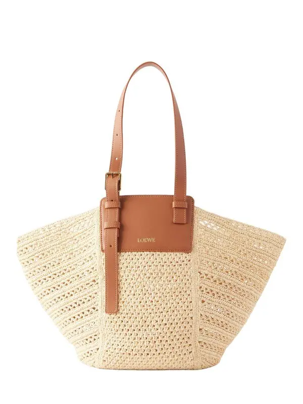 Loewe Hammock Cabas Raffia Tote - Neutrals