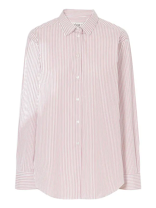 RÓHE Striped Cotton-poplin Shirt - Multi