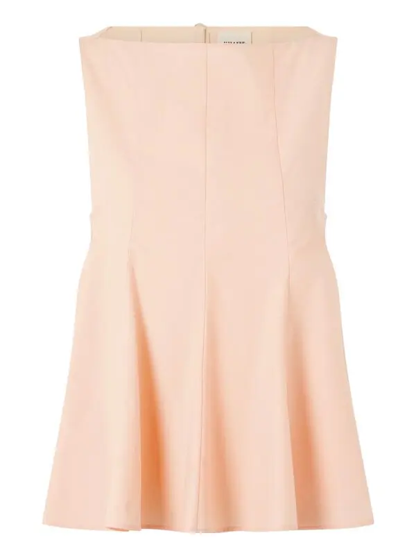 Khaite Marita Paneled Blouse - Orange