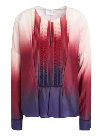 FORTE_FORTE Woven Bohemian Blouse - Red