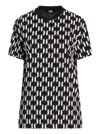 Karl Lagerfeld Organic Cotton Jersey T-shirt - Black