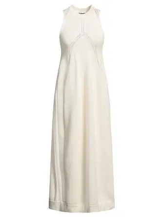 JIL SANDER Midi Flared Dress - Ivory