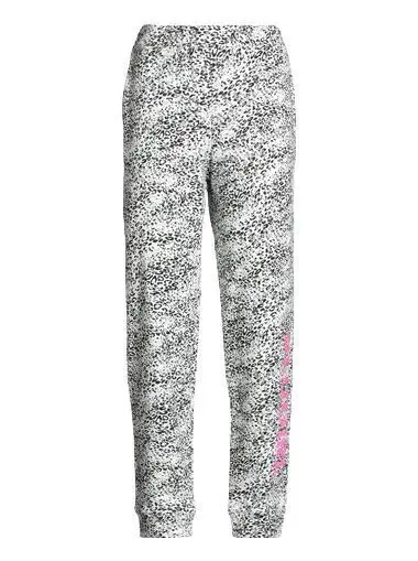 BLUGIRL Printed Cotton Track Pants - White
