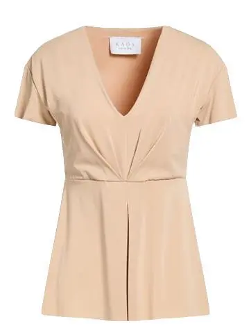KAOS Peplum Top - Beige