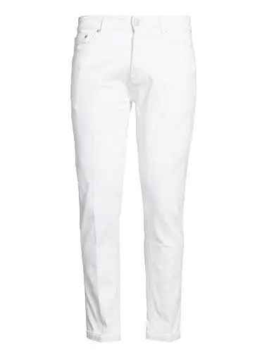 PT TORINO Cotton Elastane Pants - White