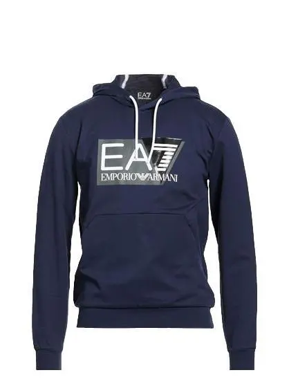 EA7 Cotton French Terry Sweatshirt - Blue