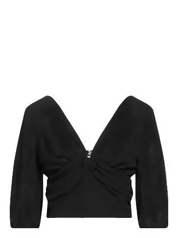 Liu Jo Crepe Knit Top - Black
