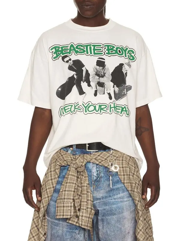 SAINT MXXXXXX Beastieboys Btb Short Sleeve Tee - White