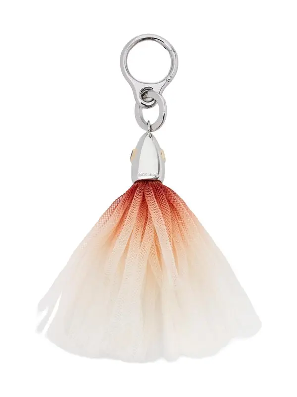 Loewe Fishing Lure Charm - Silver/orange
