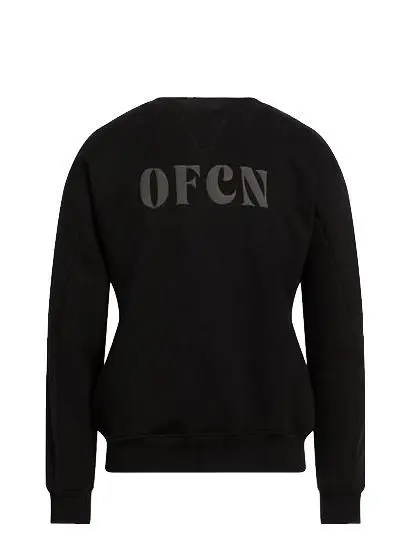OFFICINA36 Sweatshirt With Logo And Corduroy Trims - Black