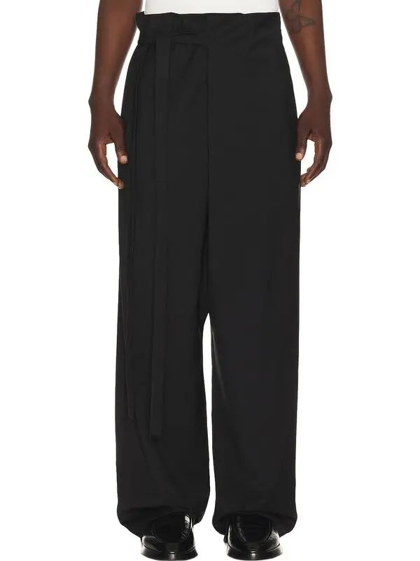 Fear Of God Low Rise Wrap Pants - Black