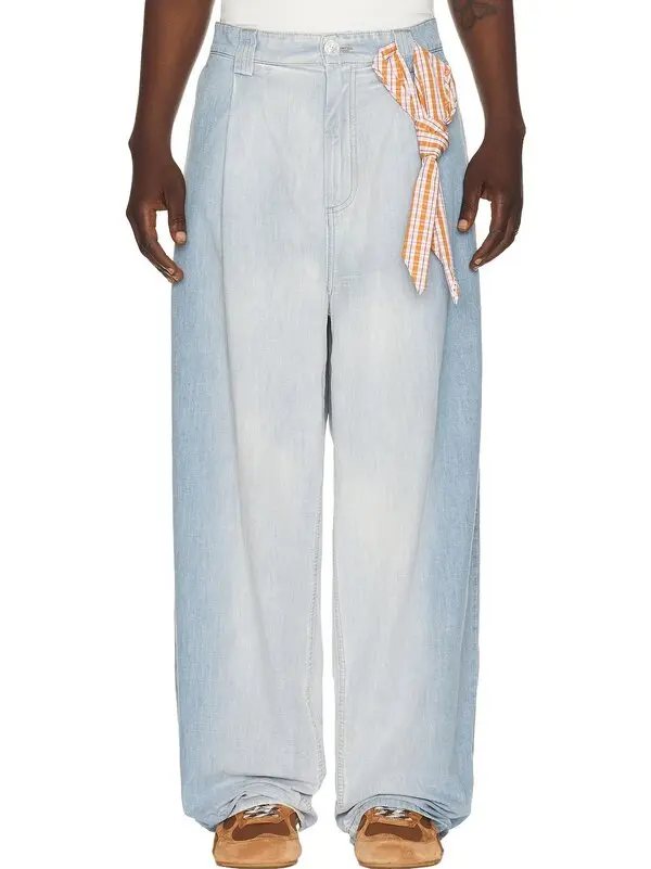 Marni Baggy Denim Trousers - Cloud