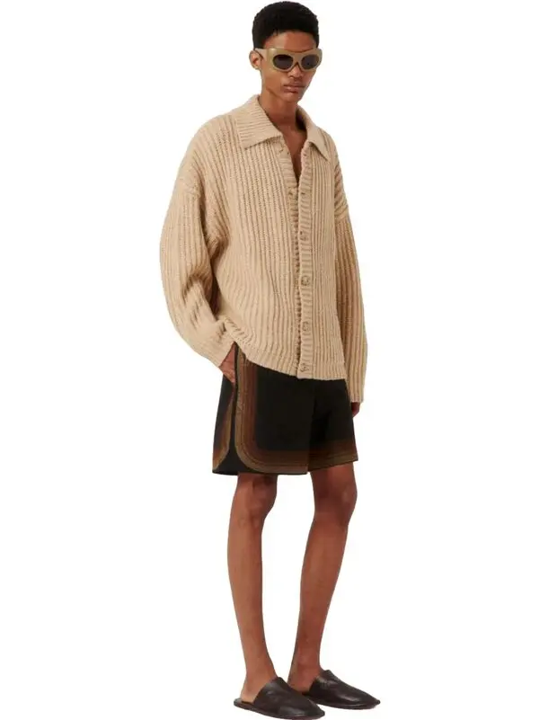 Commas Sunwaves Embroidered Cotton Shorts - Black