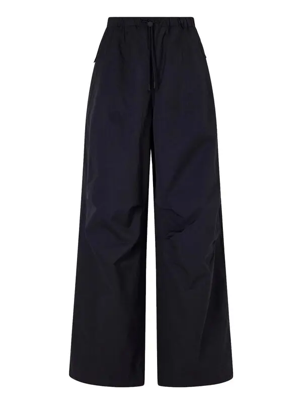 On Woven Wide-leg Pants - Black