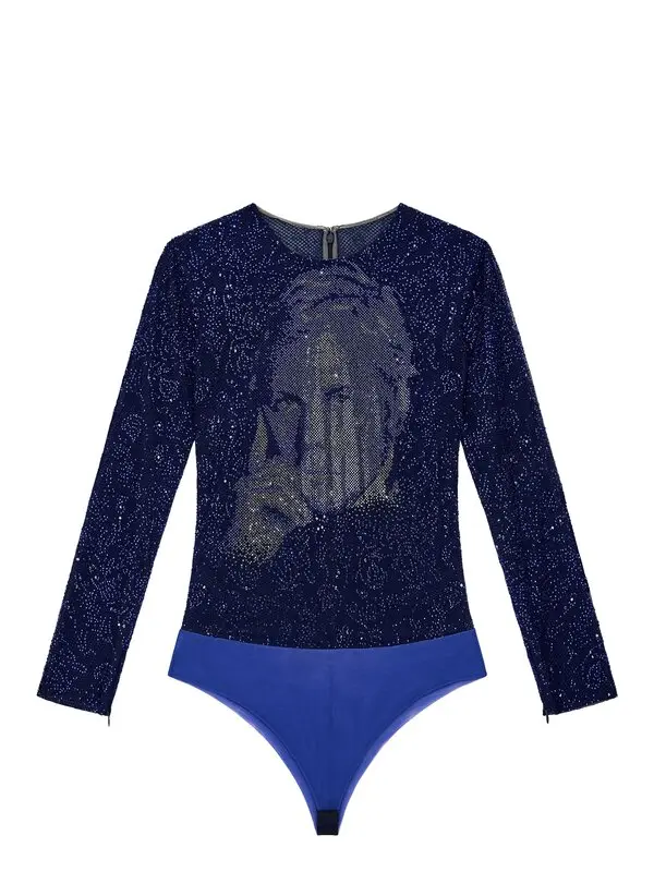 Giorgio Armani Bodysuit With Rhinestones - Patterned