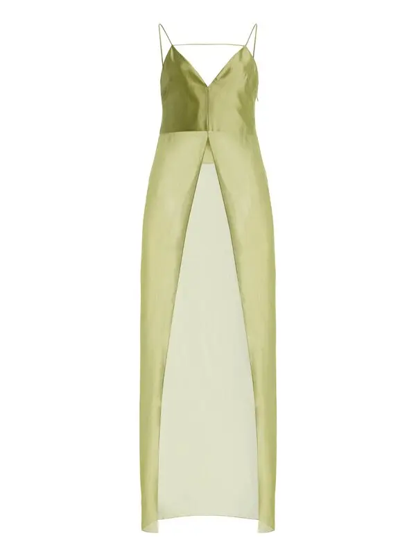 SIRAPOP Karina Organza Top - Green