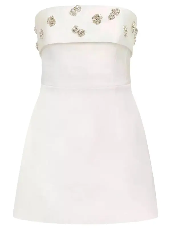Rachel Gilbert Laira Corset Mini Dress - White