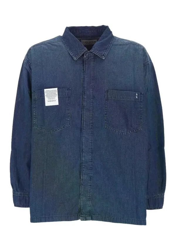 ICON DENIM LOS ANGELES Seth Patch-pocket Denim Shirt - Blue