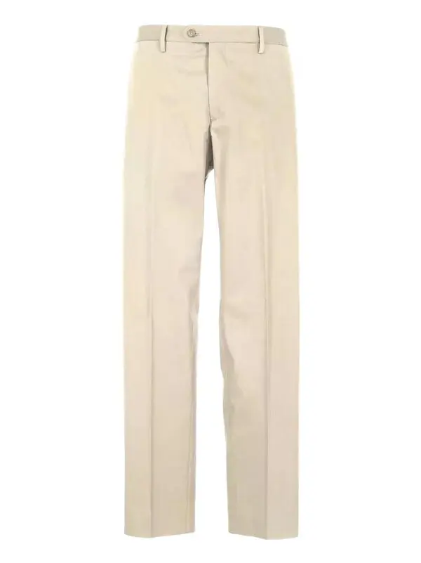 BRIGLIA 1949 Pressed-crease Tailored Trousers - Neutrals