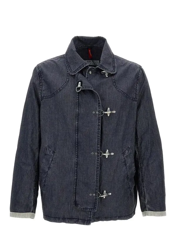 FAY Archive 4-hook Jacket - Blue