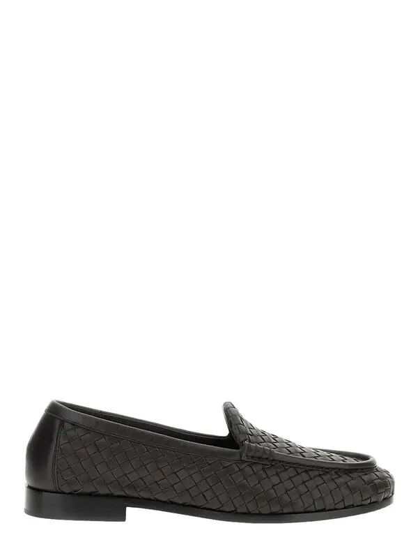 Bottega Veneta Silenzio Moccasins - Brown