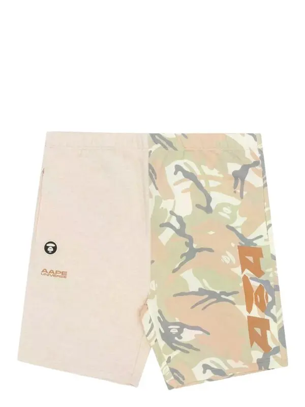 AAPE BY *A BATHING APE Moonface Shorts - Neutrals