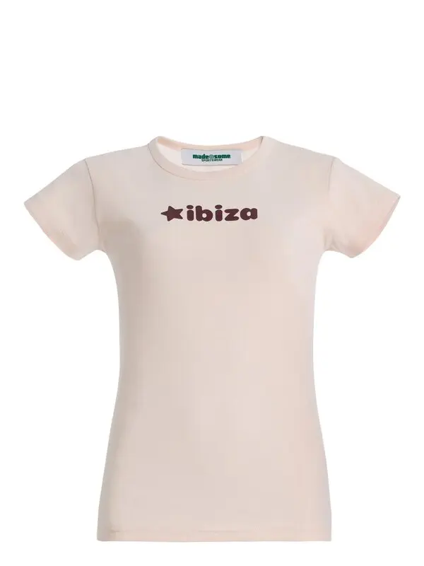 MADE SOME La Isla Ibiza Baby T-shirt - Pink