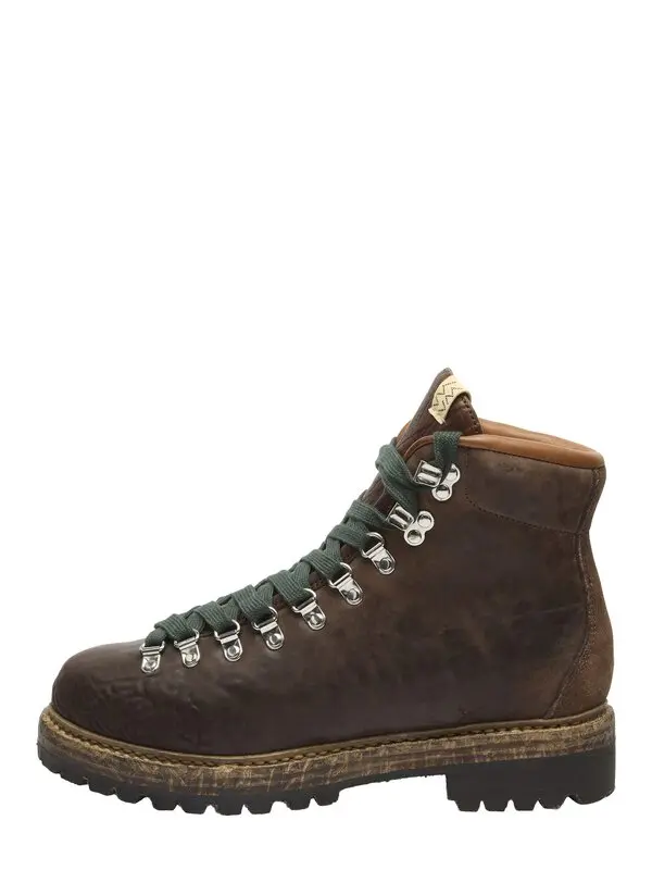 Visvim Whymper Hiking Boots - Dk Brown