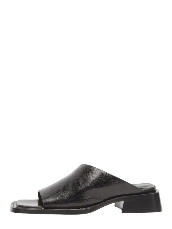 MIISTA Asymmetric Sandals - Black