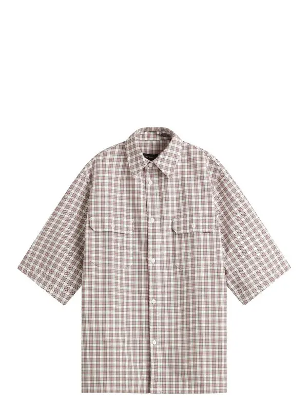 WILLY CHAVARRIA Check Corcoran Shirt - Red/white Picnic Plaid