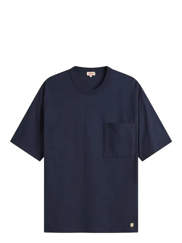 Armor Lux Heavyweight Pocket T-shirt - Marine Deep