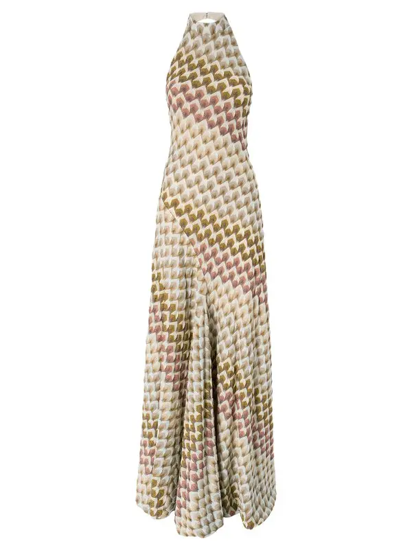 Missoni Halterneck Knit Maxi Dress - Multi