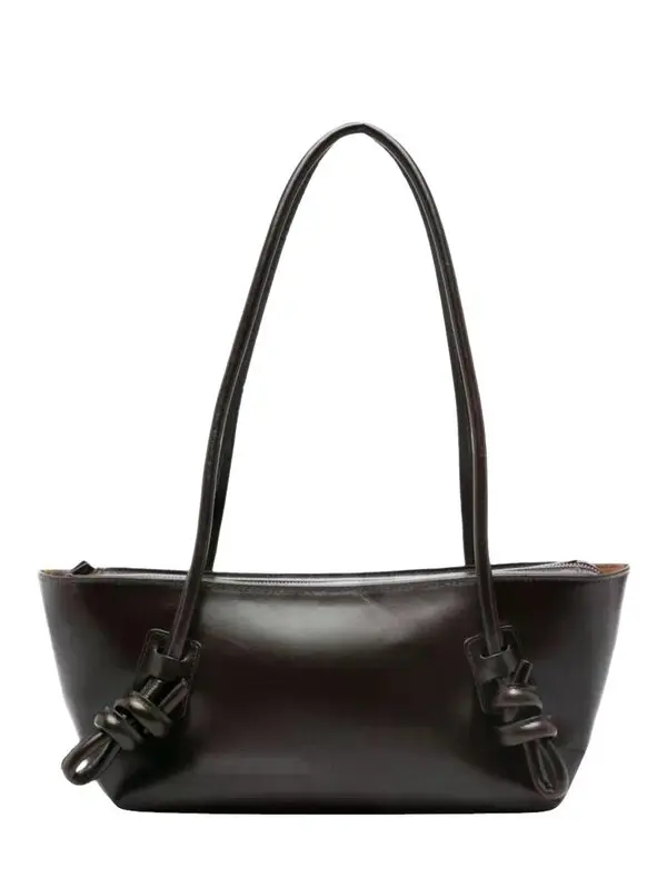 Hereu Fleca Leather Shoulder Bag - Brown
