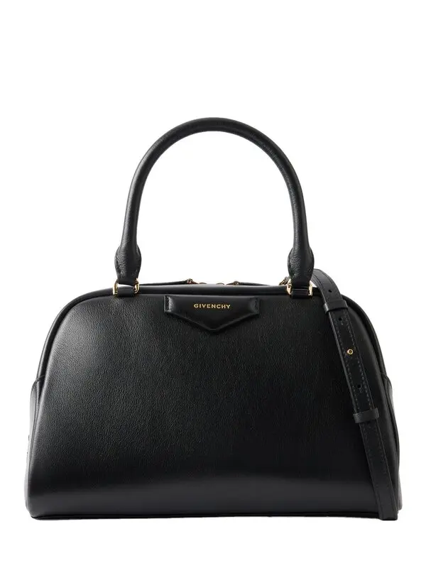 Givenchy Antigona East-west Medium Leather Shoulder Bag - Black