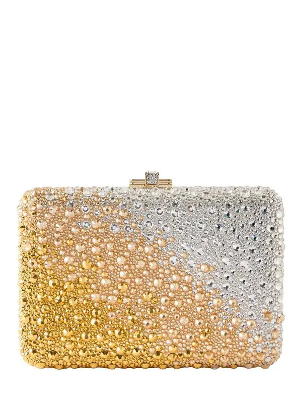 Judith Leiber Slim Slide Clutch - Gold