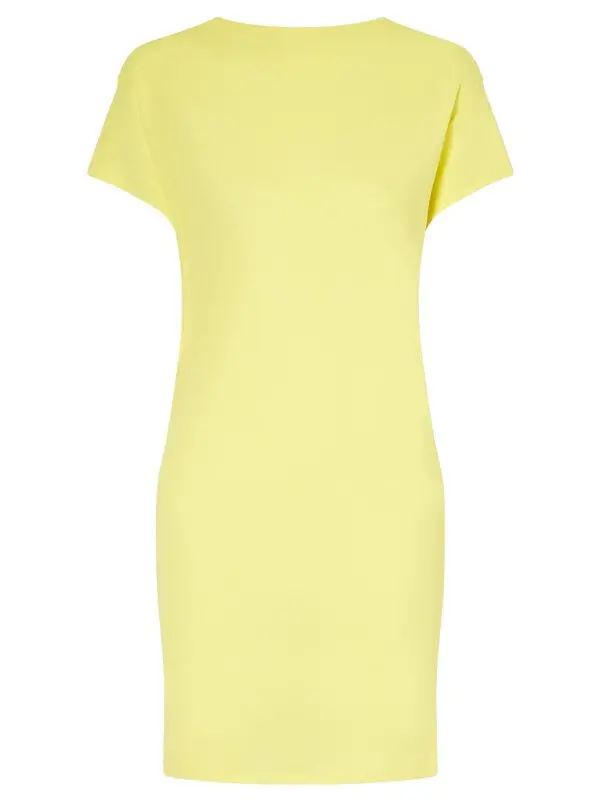 Jacquemus La Robe Mistral Crepe Mini Dress - Yellow