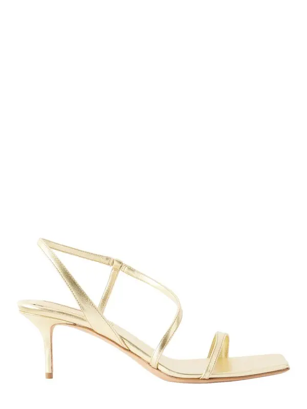 EMME PARSONS Delicat Metallic Leather Sandals - Gold