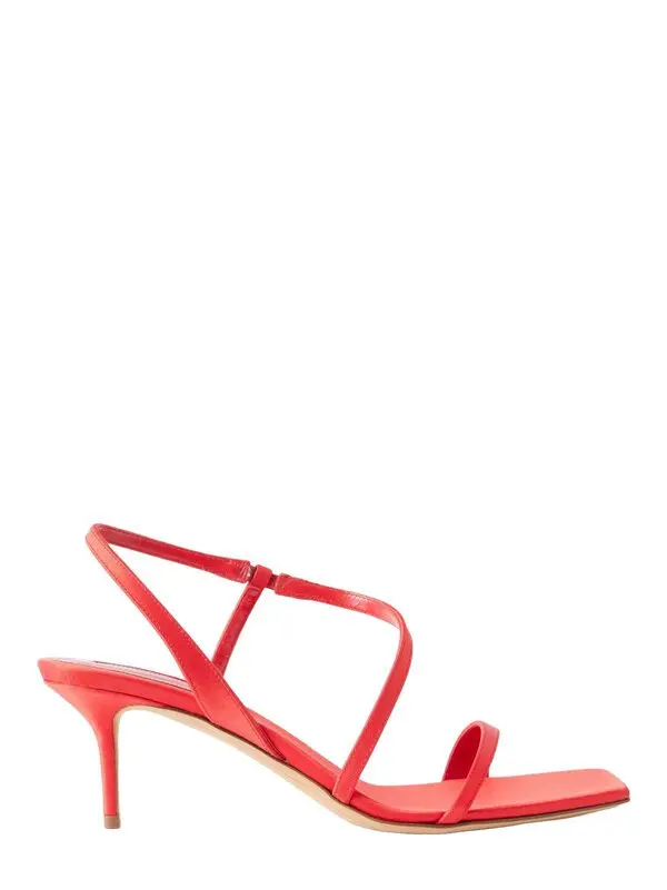 EMME PARSONS Delicat Satin Pumps - Red