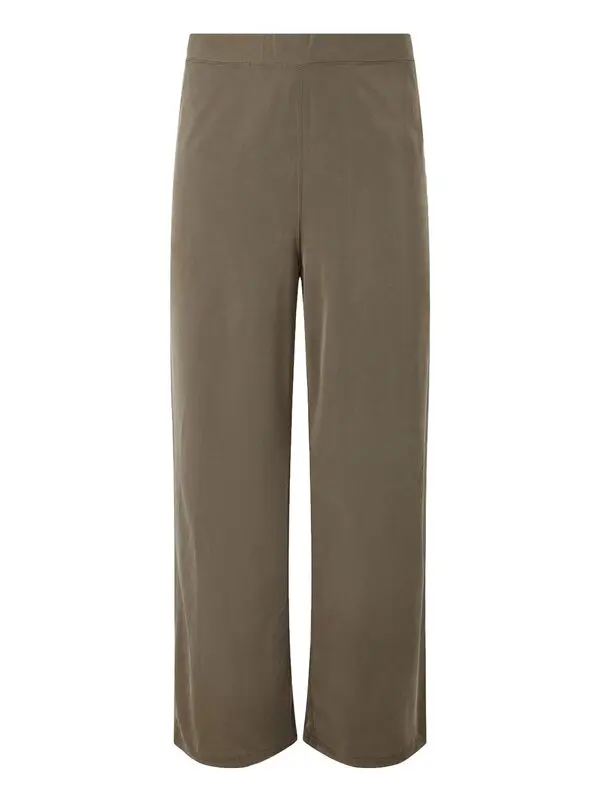 REMI RELIEF Straight-leg Twill Trousers - Green