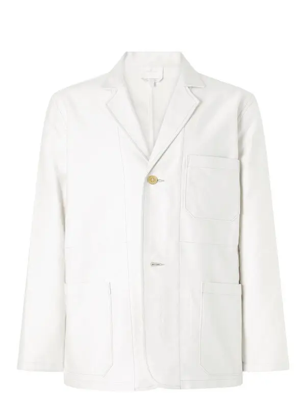 A.p.c. Leo Cotton Blazer - Neutrals