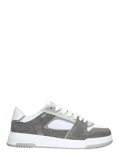 CLEENS Layup Suede And Mesh Trainers - Grey/light