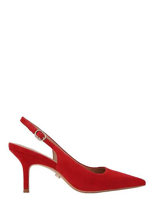 Carvela Suede Slingbacks - Red